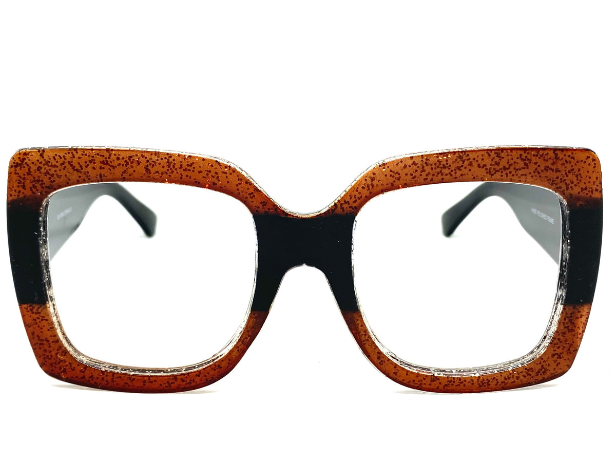 Women's Classic Vintage Retro Style Thick Lensless Eye Glasses- Frame ...